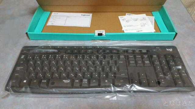 【レビュー】静音＆Unifying対応のワイヤレスキーボード『ロジクール K295』 | となはざな